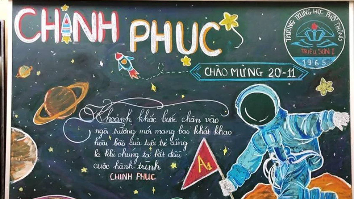 999+ mẫu trang trí bảng 20/11 đơn giản, đẹp nhất 2025